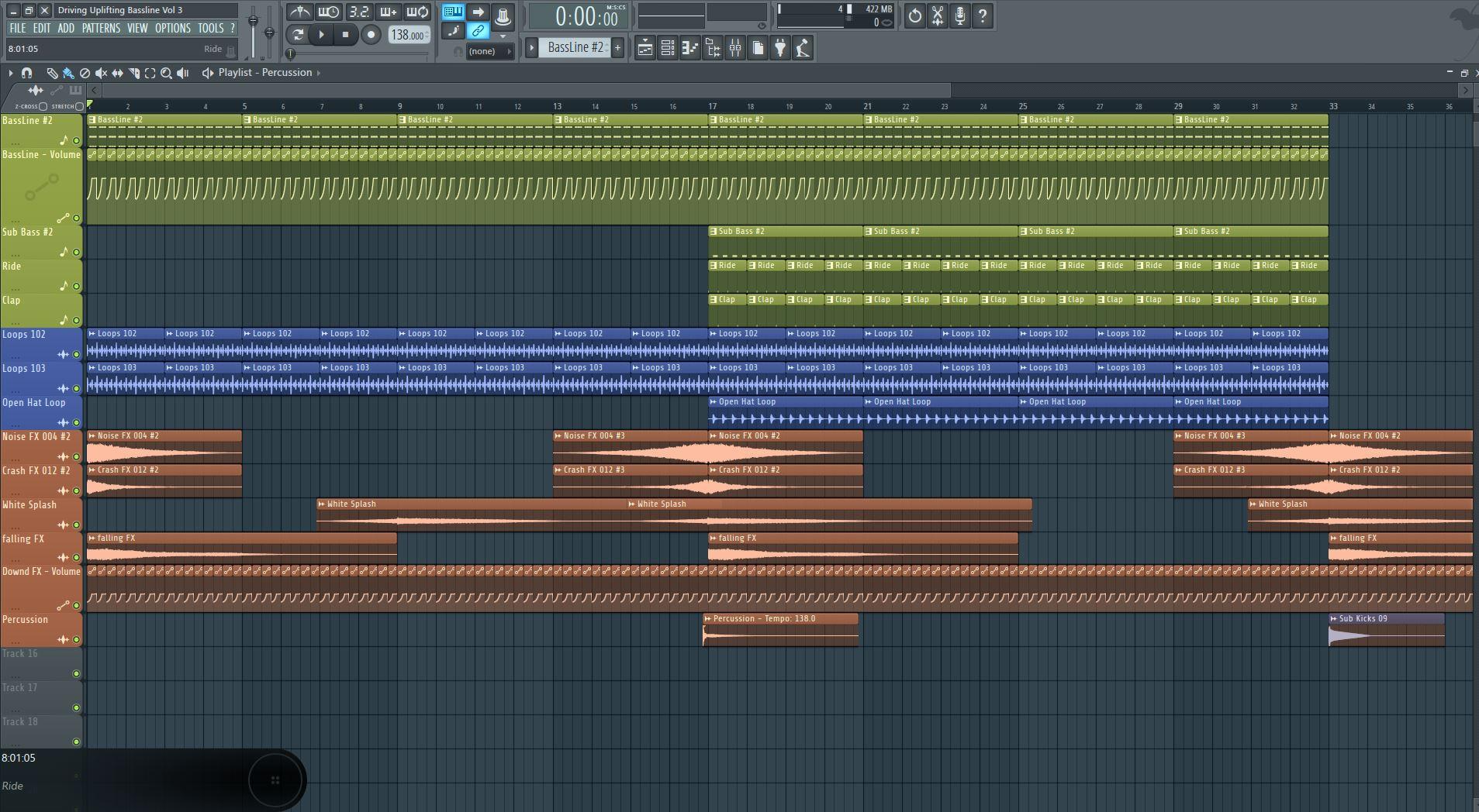 Driving Trance Basslines Vol. 1 For FL Studio - Myloops