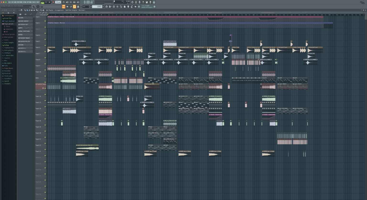 Hardstyle Template Vol. 1 (For FL Studio)